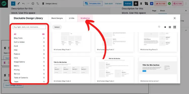 Stackable Review Features Pricing Elementor Alternative